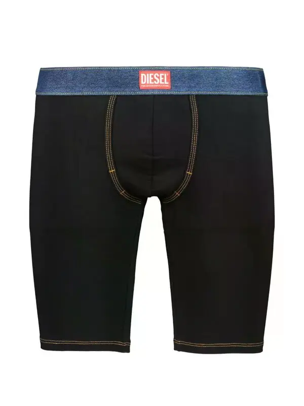 DIESEL Logo-waistband Boxers - Black