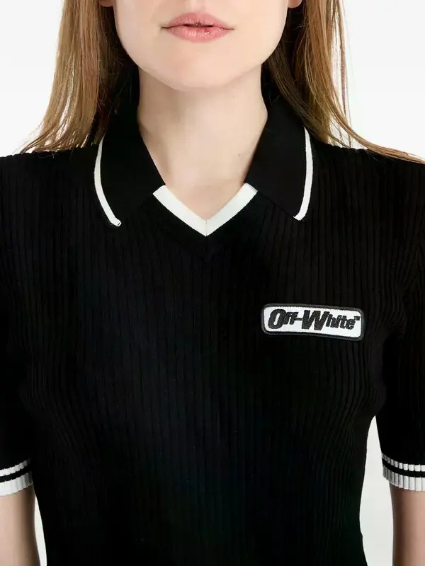 Off-White Ribbed-knit T-shirt