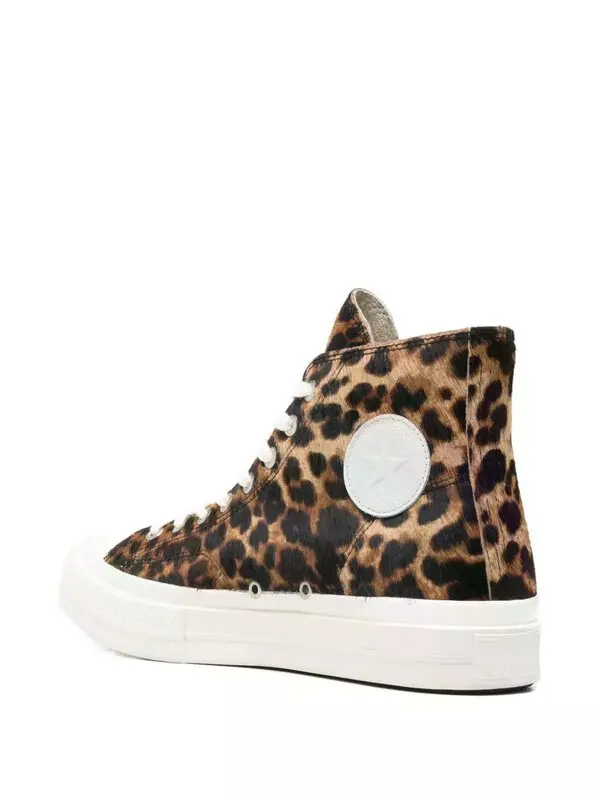 CONVERSE First String Chuck Taylor All Star Leopard-print Sneakers