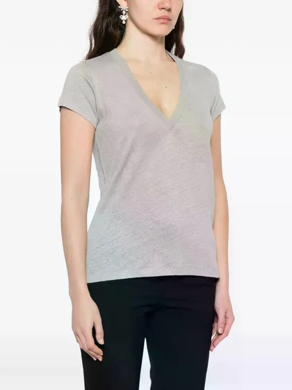 IRO PARIS Rodeo V-neck T-shirt - Grey