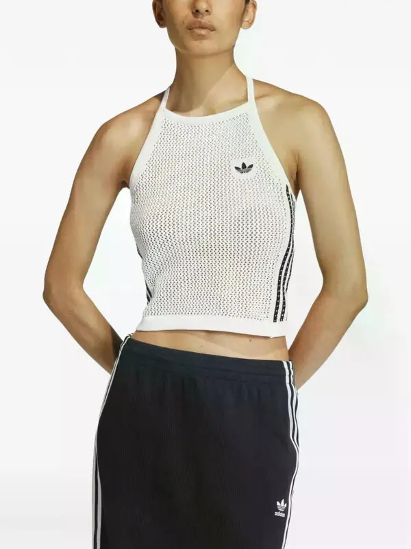 Adidas Crochet Halterneck Top
