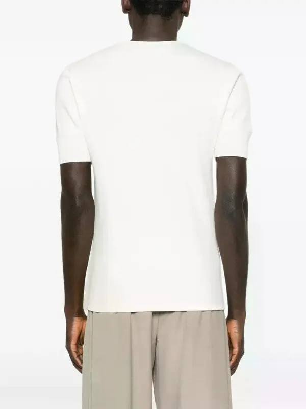 LEMAIRE Henley Ribbed Top