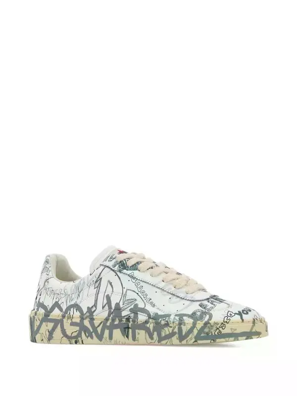 Dsquared2 Printed Leather Rider Sneakers