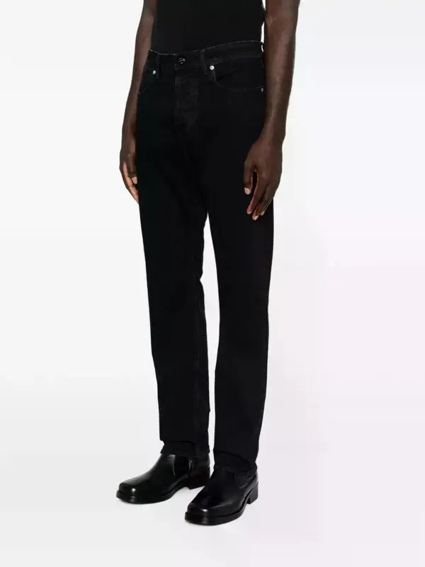 Stone Island Five-pocket Slim Fit Jeans - Black