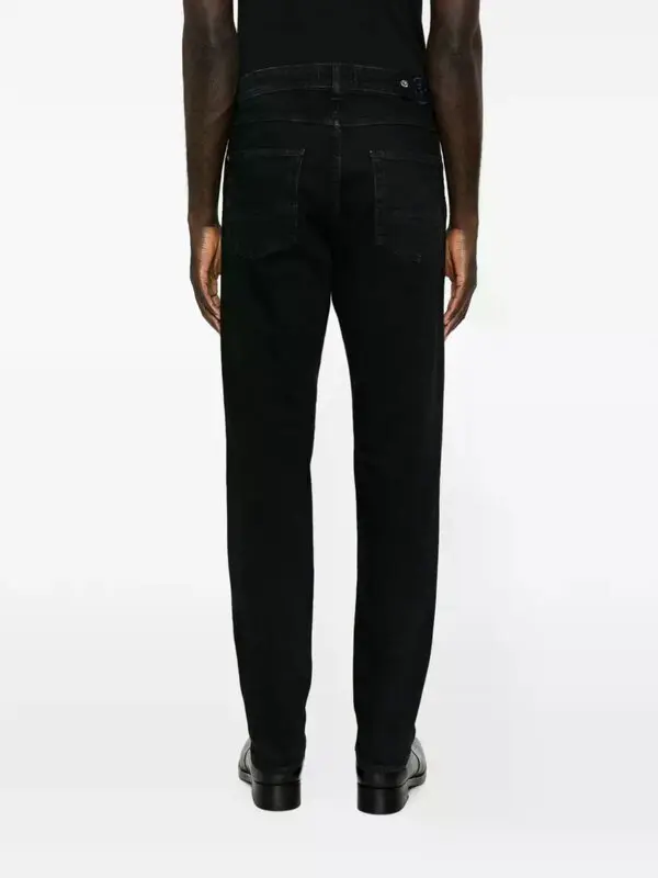 Stone Island Five-pocket Slim Fit Jeans - Black