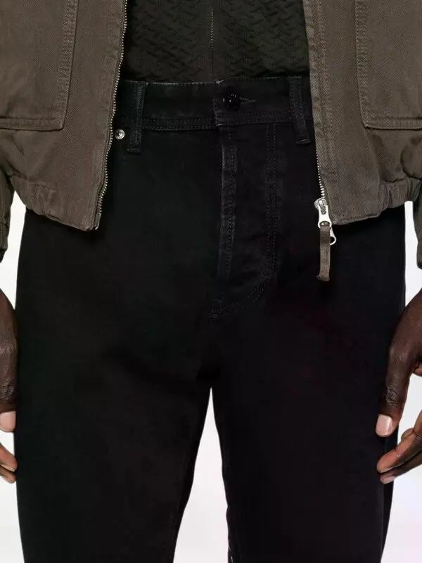 Stone Island Five-pocket Slim Fit Jeans - Black