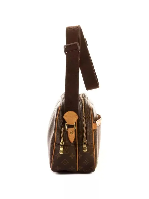 LOUIS VUITTON Reporter Monogram Canvas Shoulder Bag - Brown