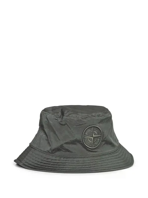 Stone Island Logo-patch Bucket Hat
