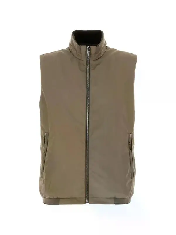 MOORER Zip-up Gilet