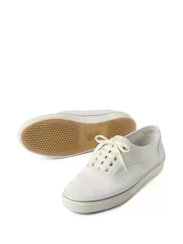 Brunello Cucinelli Suede Low Top Sneakers - Neutrals