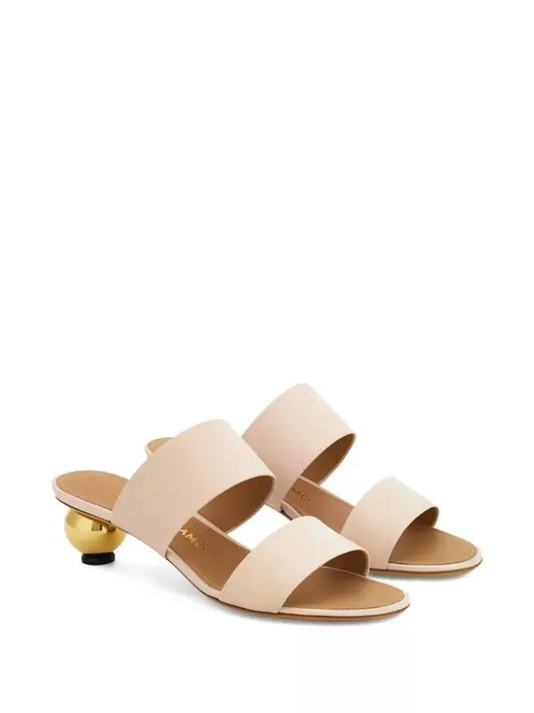 FERRAGAMO Spherical Heeled Mules