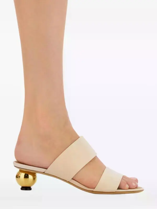 FERRAGAMO Spherical Heeled Mules