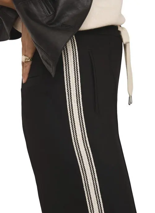Mint Velvet Crochet Trim Wide Leg Trousers