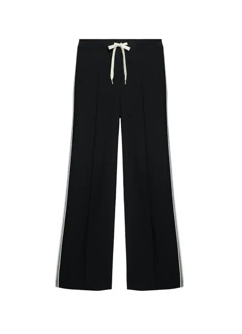 Mint Velvet Crochet Trim Wide Leg Trousers