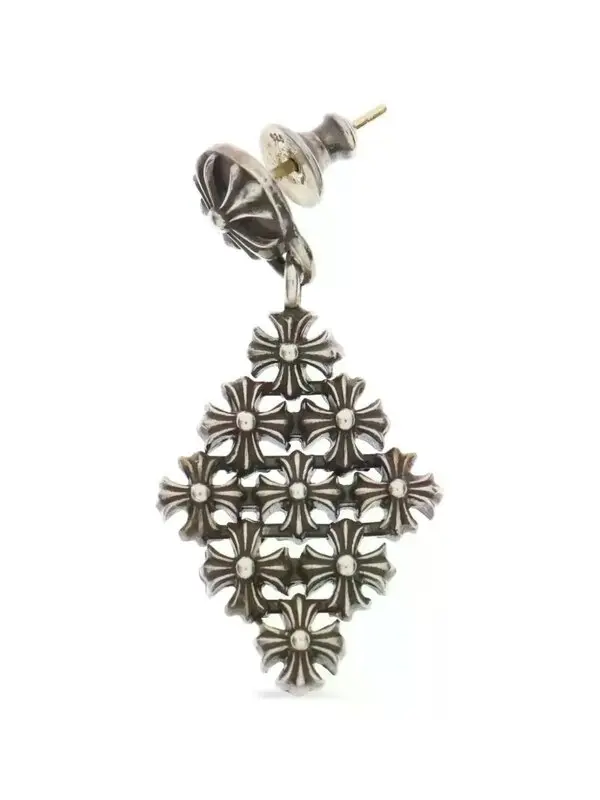 Chrome Hearts Chain Mail Single Earring - Silver