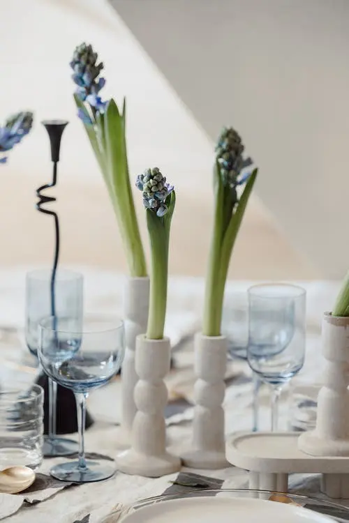HOUSE OF REVELRY Stone Taper Candle Holders Set Of Two