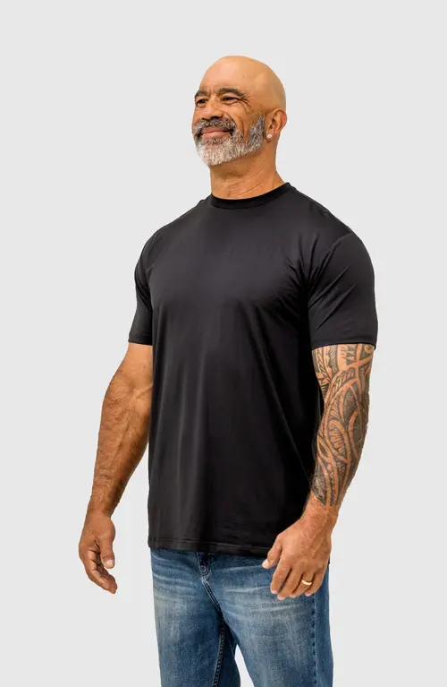 EPIC FITS Active Tech Crew Neck T-shirt - Black