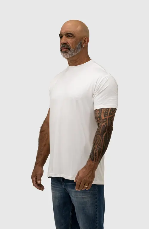 EPIC FITS Active Tech Crew Neck T-shirt - White