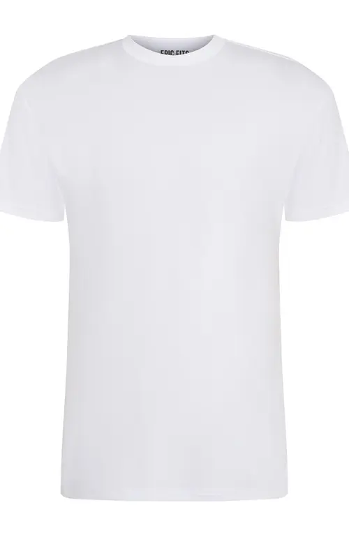 EPIC FITS Active Tech Crew Neck T-shirt - White