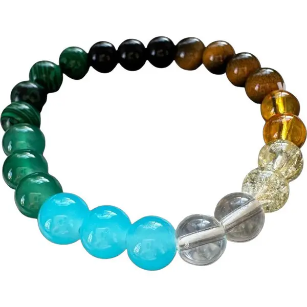 ERIN MCDERMOTT JEWELRY Color Crush Stone Bracelet - Green