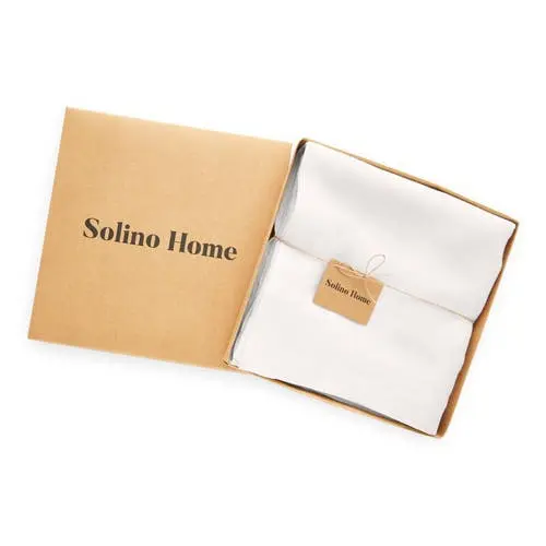 SOLINO HOME Linen Tableclothsonoma - White