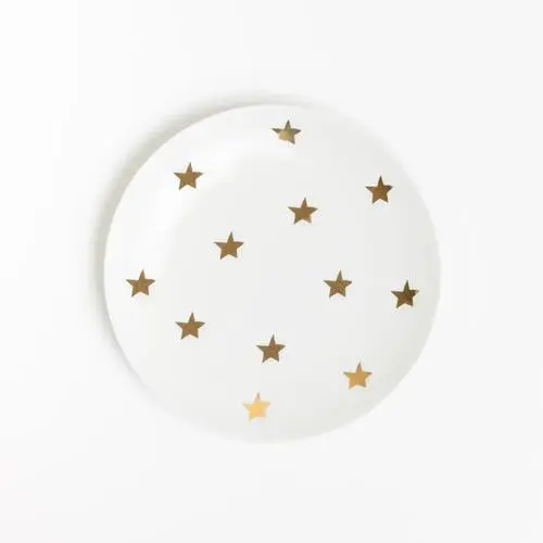 HOUSE OF REVELRY Charmed Star Salad Plate Set - White