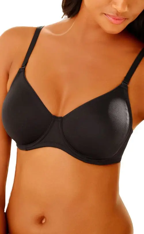 LASCANA Multi-strap Underwire T-shirt Bra - Black
