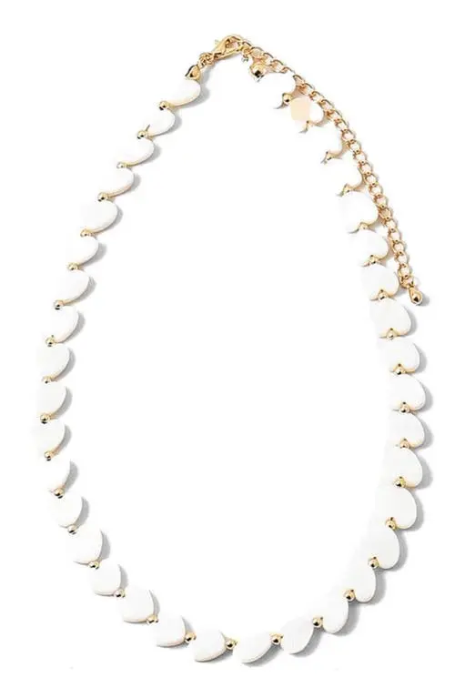 ERIN MCDERMOTT JEWELRY Mother Of Pearl Heart Necklace - White