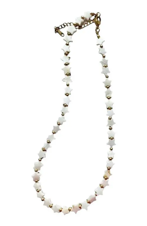 ERIN MCDERMOTT JEWELRY Mother-of-pearl Star Necklace - White