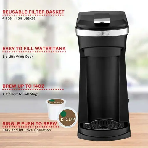 BRENTWOOD New K-cup Single Serve Coffee Maker