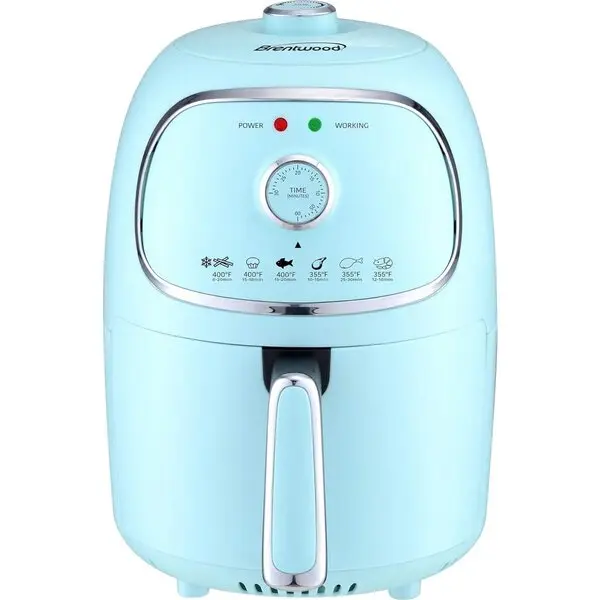 BRENTWOOD 2qt Electric Air Fryer - Blue