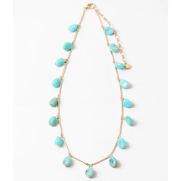 ERIN MCDERMOTT JEWELRY Raindrops In Italy Necklace - Blue
