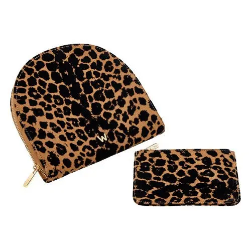 Wolf Savanna Leopard Print Jewelry Portfolio