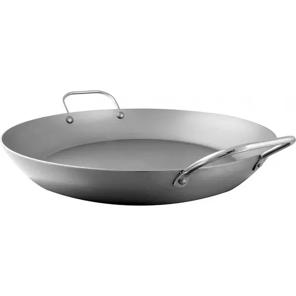 MAUVIEL M'steel 15.7 Inch Paella Pan - Gray