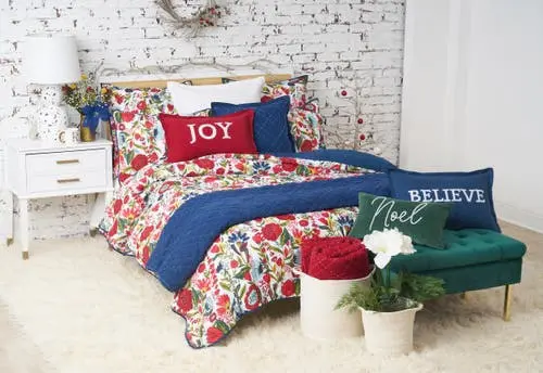 C&F HOME Bella Winter Bedding Single Quilt - Red