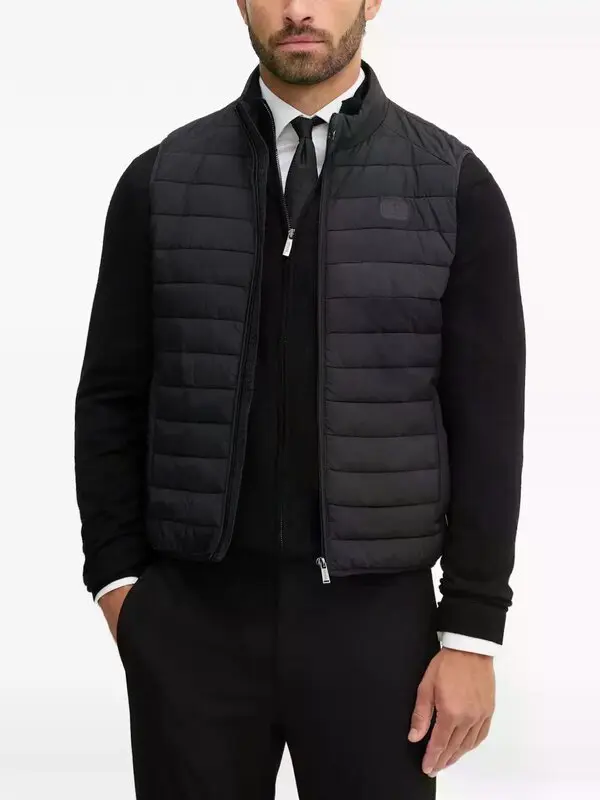 TRUSSARDI Padded Zip Gilet