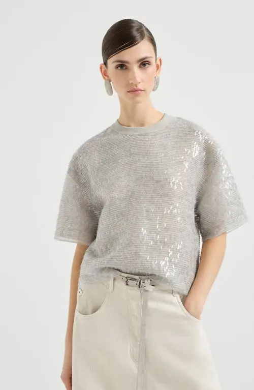 Brunello Cucinelli Embroidered T-shirt