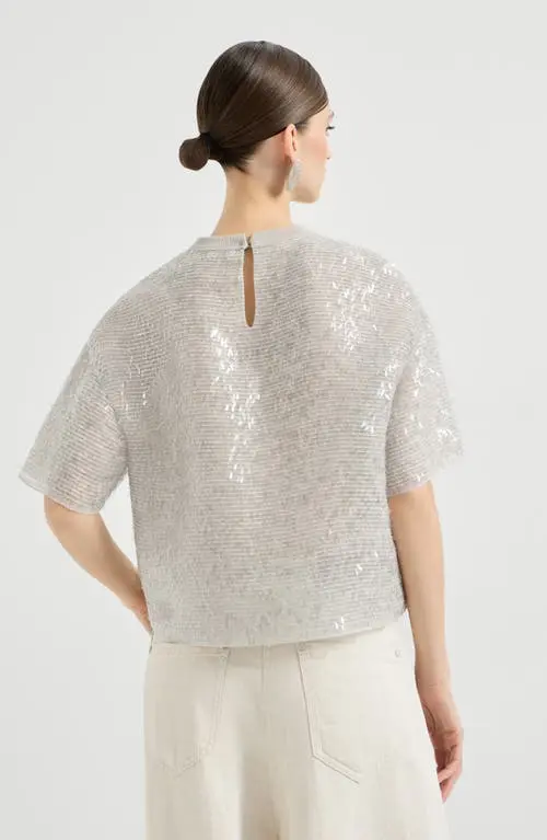 Brunello Cucinelli Embroidered T-shirt