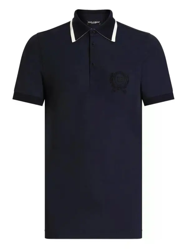 Dolce & Gabbana Embroidered-logo Polo Shirt