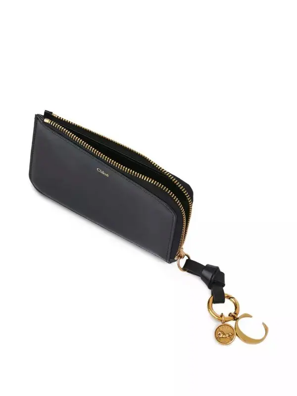 Chloé Alphabet Charm Zip Wallet