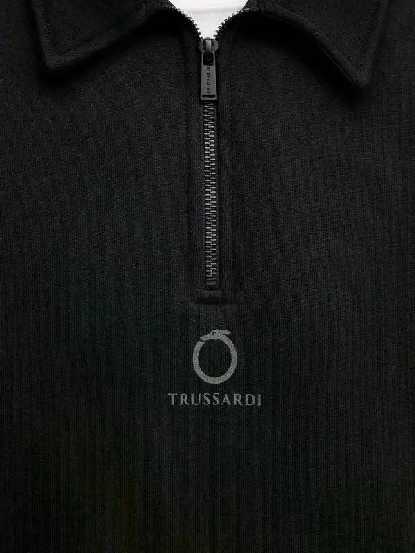 TRUSSARDI Zip Collar Sweatshirt