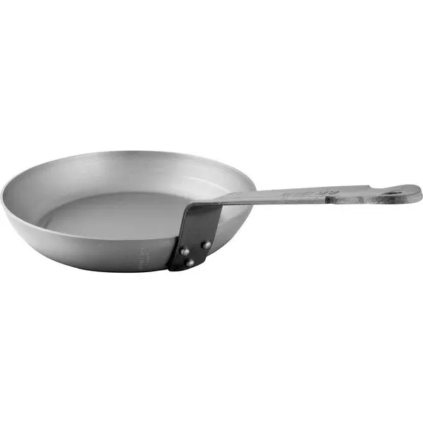 MAUVIEL M'steel 12.5 Inch Heavy Round Frying Pan - Gray