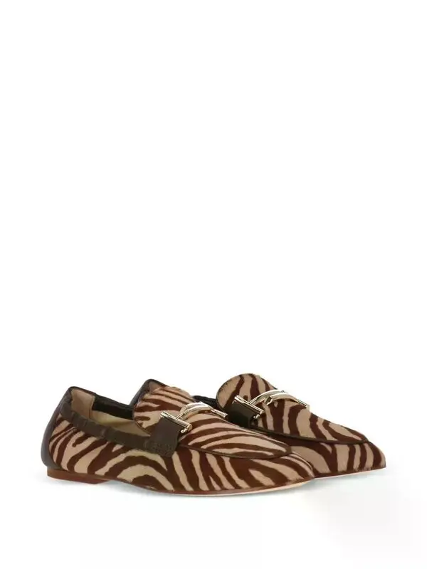 TOD'S Zebra-print Loafers