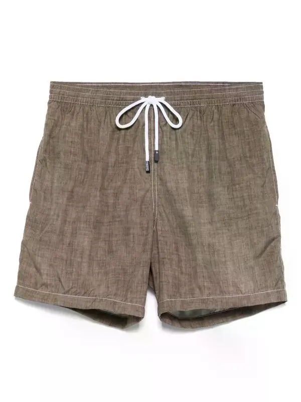 BARBA NAPOLI Logo-patch Swim Shorts