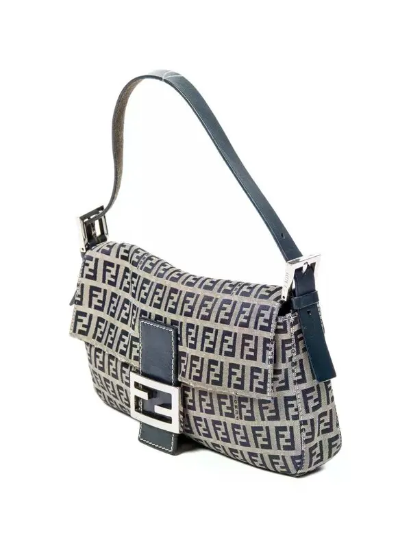 Fendi Baguette Monogram Shoulder Bag