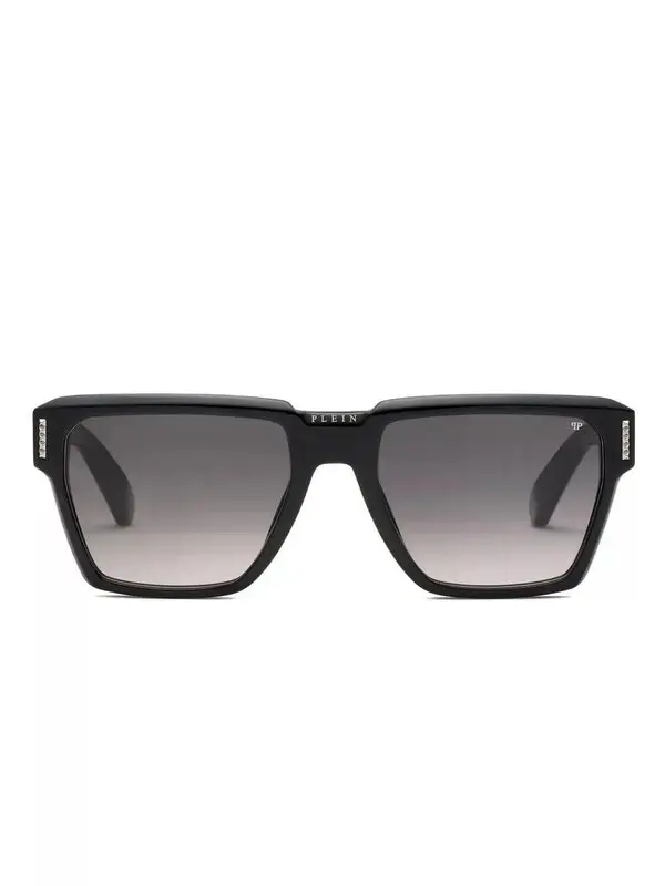 Philipp Plein Square Frame Sunglasses - Black