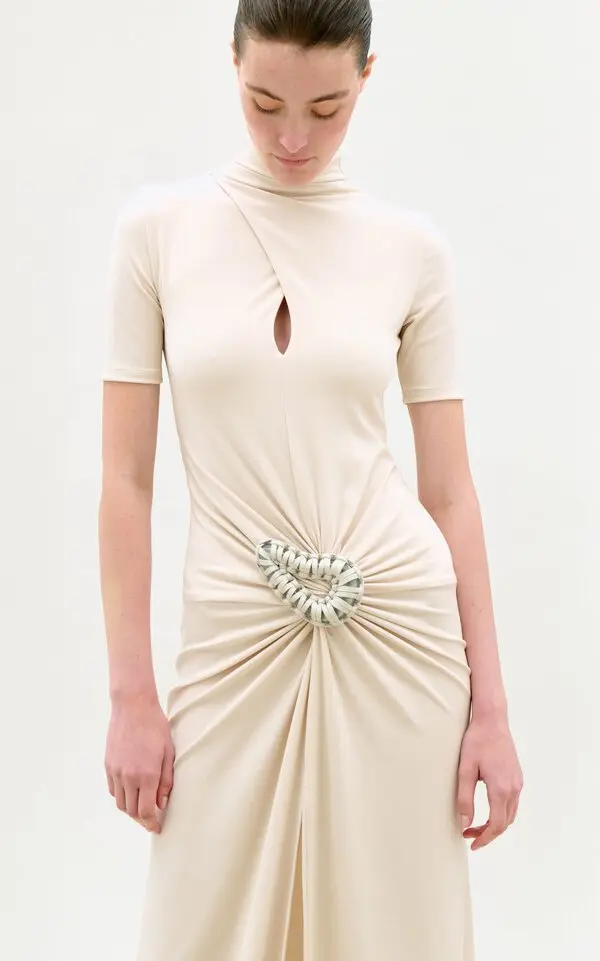 silvia tcherassi balerina embroidered mini dress Battia Dress