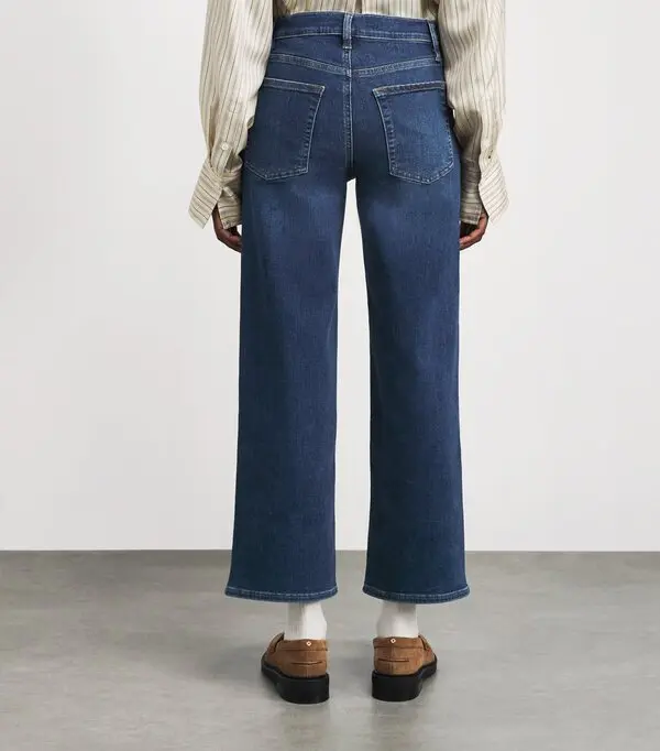FRAME The Mellow Slim Wide-leg Jeans