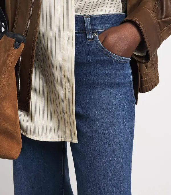 FRAME The Mellow Slim Wide-leg Jeans