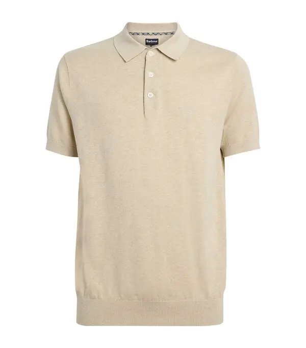 Barbour Cotton-linen Logo Polo Shirt